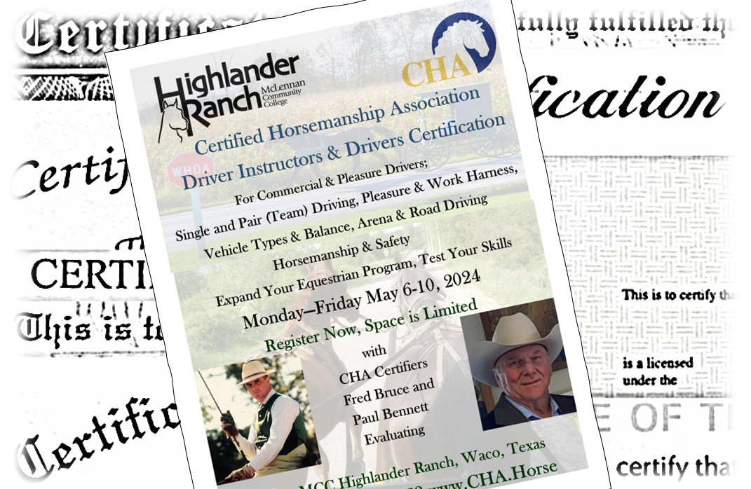 Why Certifications? – Ranch Ride Carriage Drive LLC